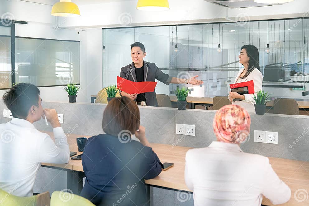Business Team Training in Progress Stock Photo - Image of employee ...