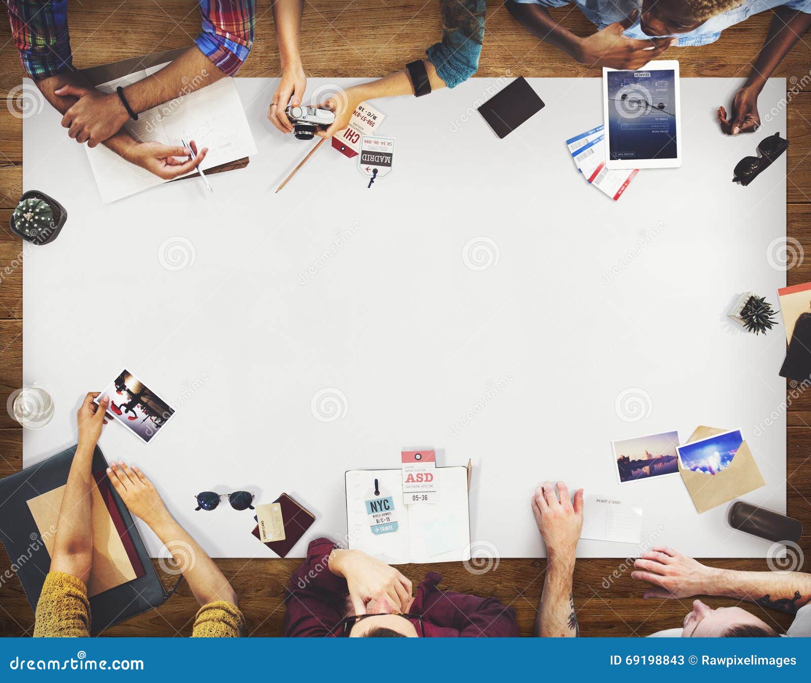 Business Team Travel Discussion Planning Concept Stock Image - Image of ...