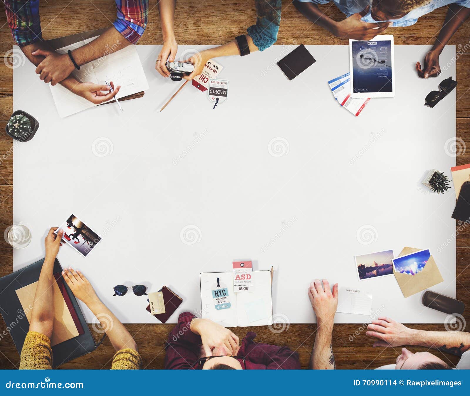 Business Team Travel Discussion Planning Concept Stock Photo - Image of ...
