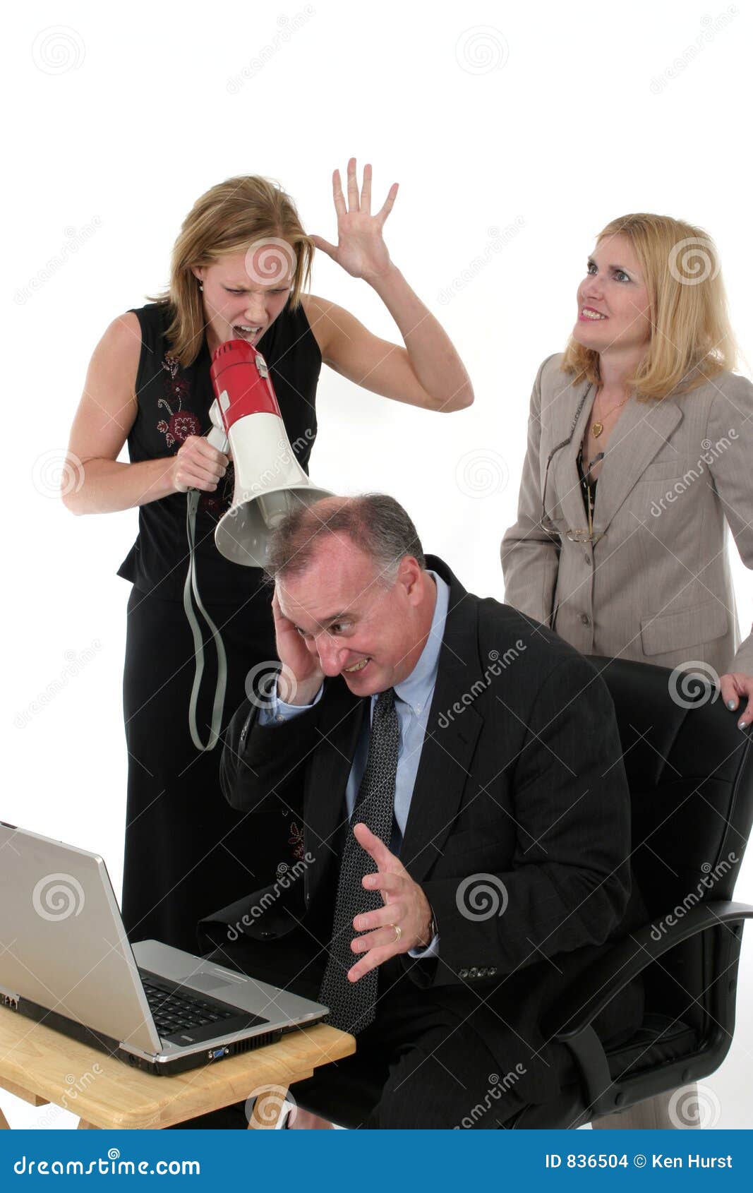 Business Team Under Pressure Stock Photo - Image of corporation, female ...