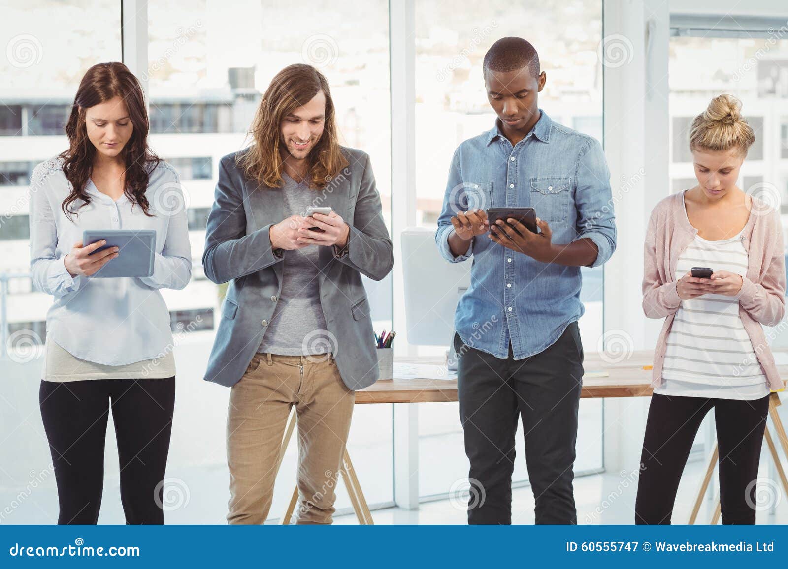 Business Team Using Technology Stock Image - Image of designer ...