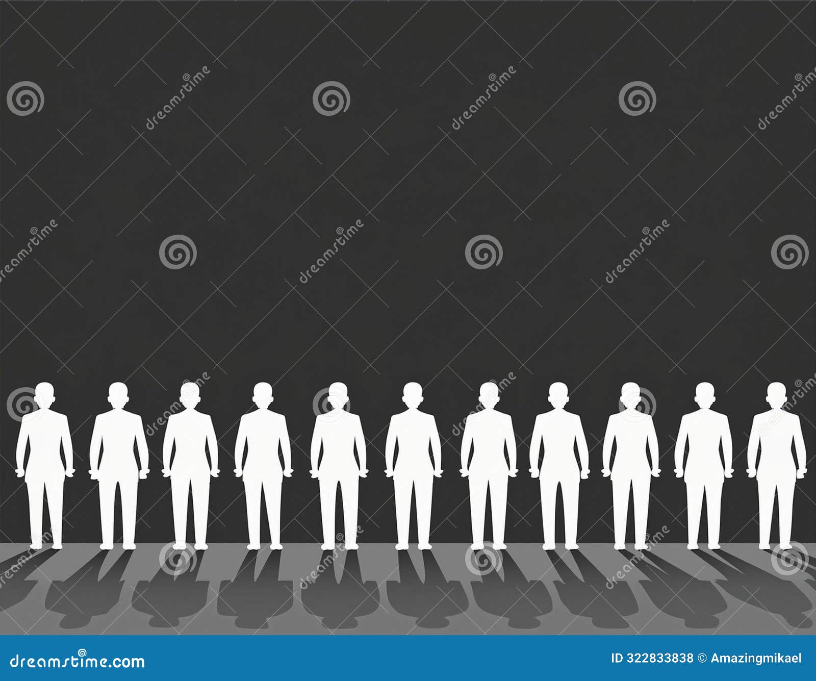 Business Team Vision Future-oriented Teamwork Stock Illustration ...