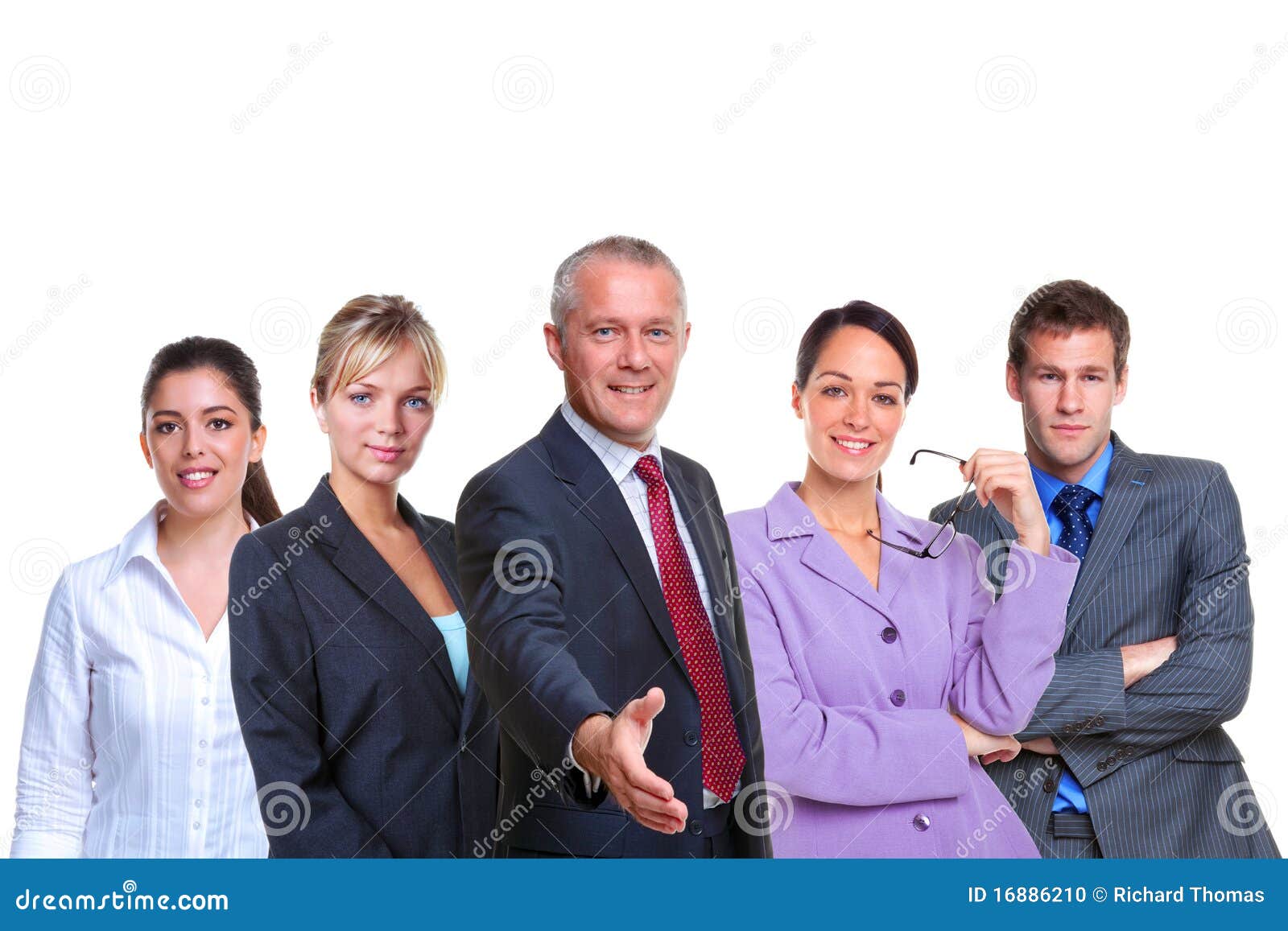 Business team welcome stock photo. Image of businesspeople - 16886210