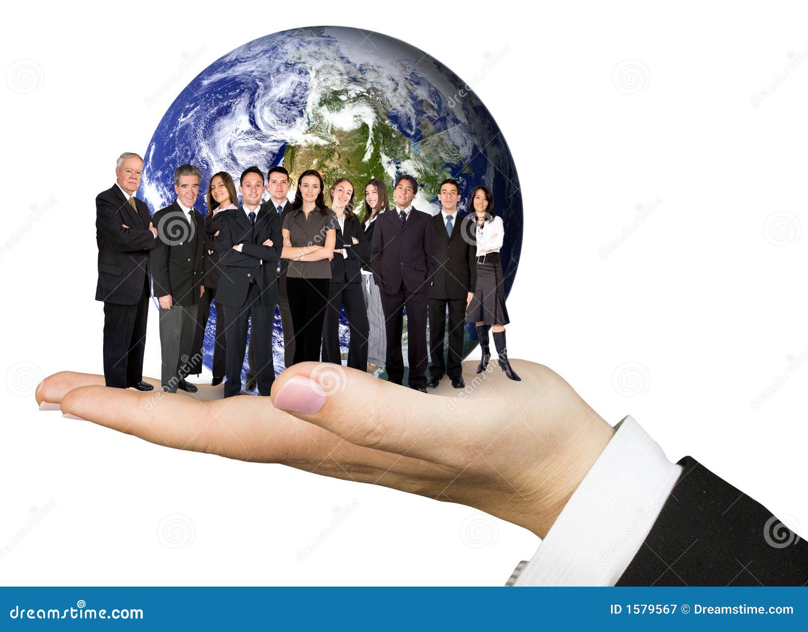 Business Team Work Worldwide Stock Image - Image of businessman, global ...