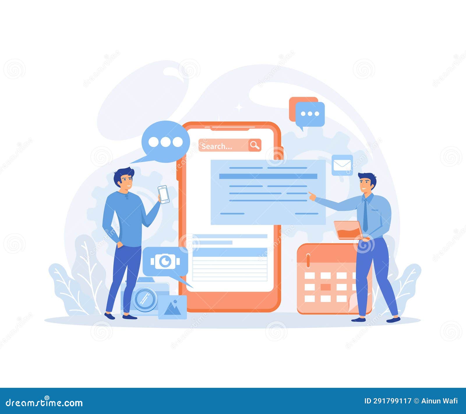 Business Team Working Concept, Digital Mobile Application Development and Design Process Stock ...