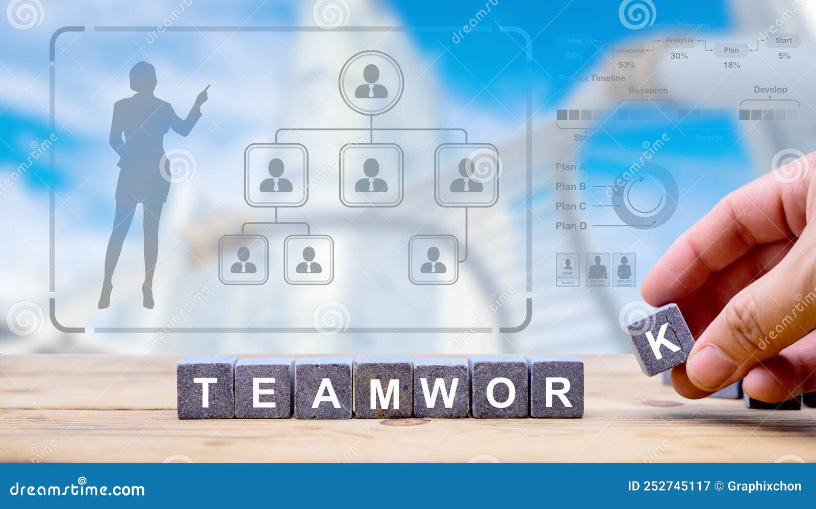 Business Team Working on Information Technology and Innovation ...