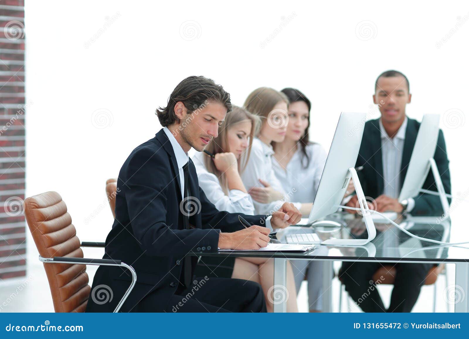 Business Team Working on a New Project Stock Photo - Image of creative ...