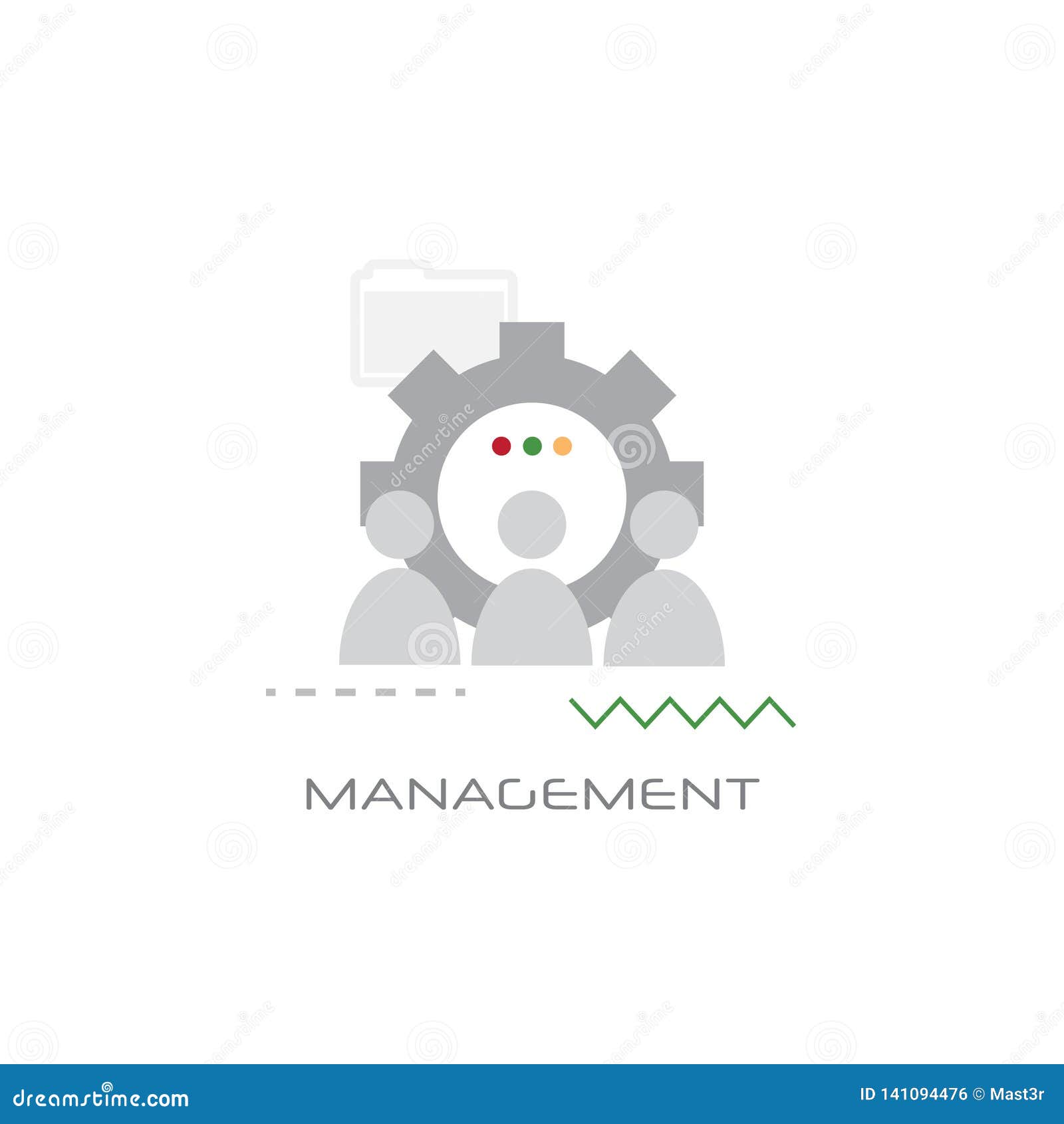 Business Team Working Process Company Work Group Management Concept ...