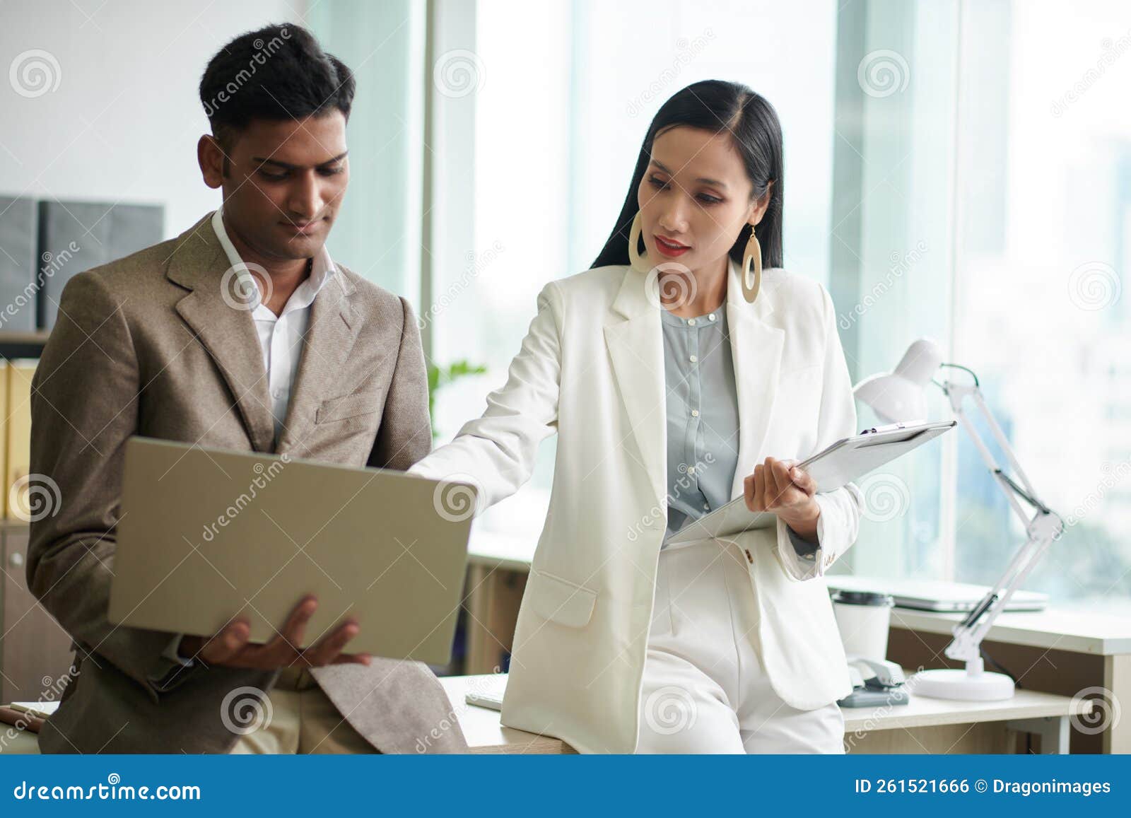 Business Team Working on Project Stock Photo - Image of communication ...
