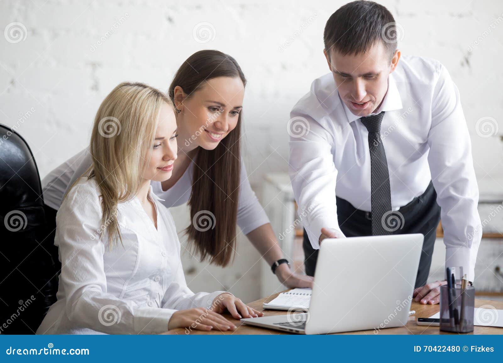 Business Team Working on Project Stock Photo - Image of planning, lady ...