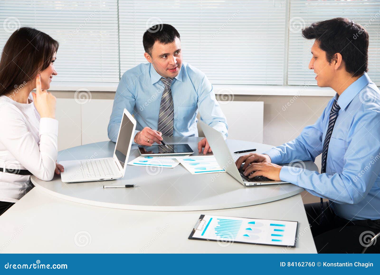 Business team stock photo. Image of laptop, business - 84162760