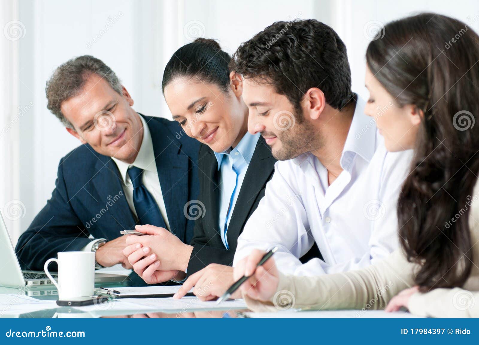 Business Team Working Together Stock Image - Image of analyze ...