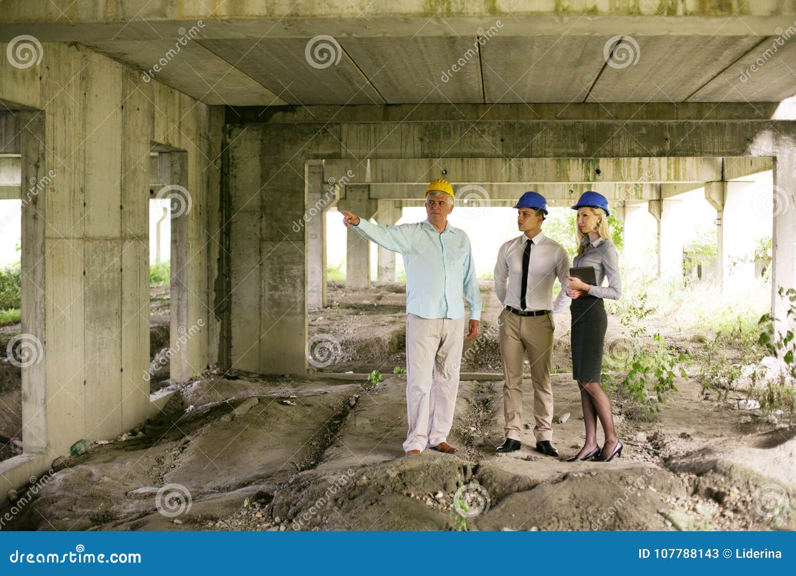 Group of Professional Construction Managers. Stock Image - Image of ...