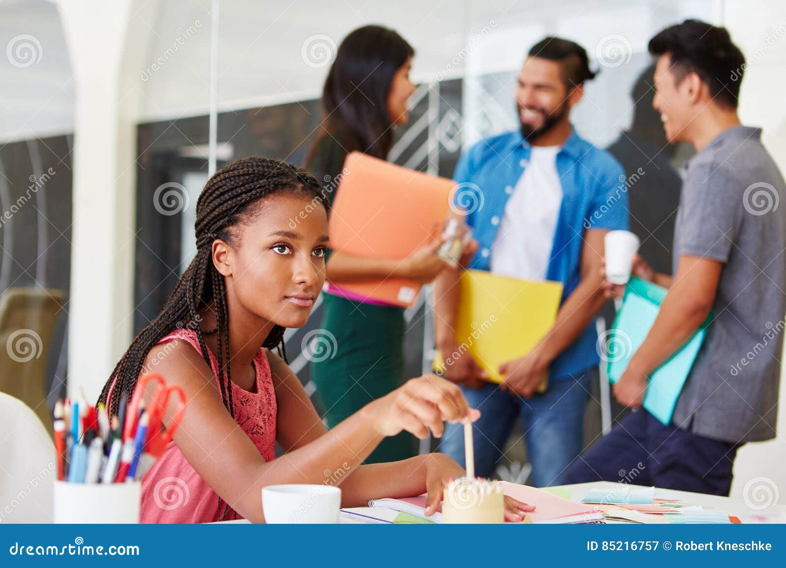 Business team in workshop stock image. Image of corporate - 85216757