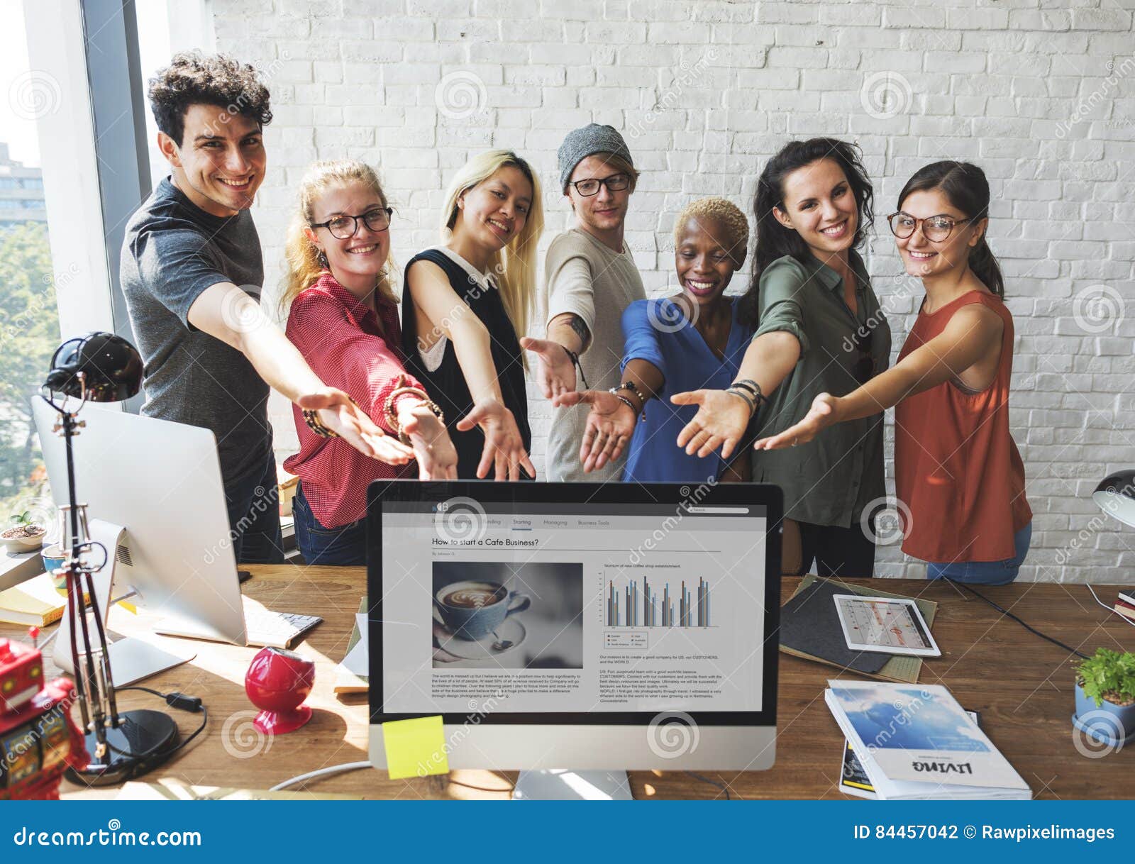 Business Team Workspace Start Up Concept Stock Photo - Image of ...