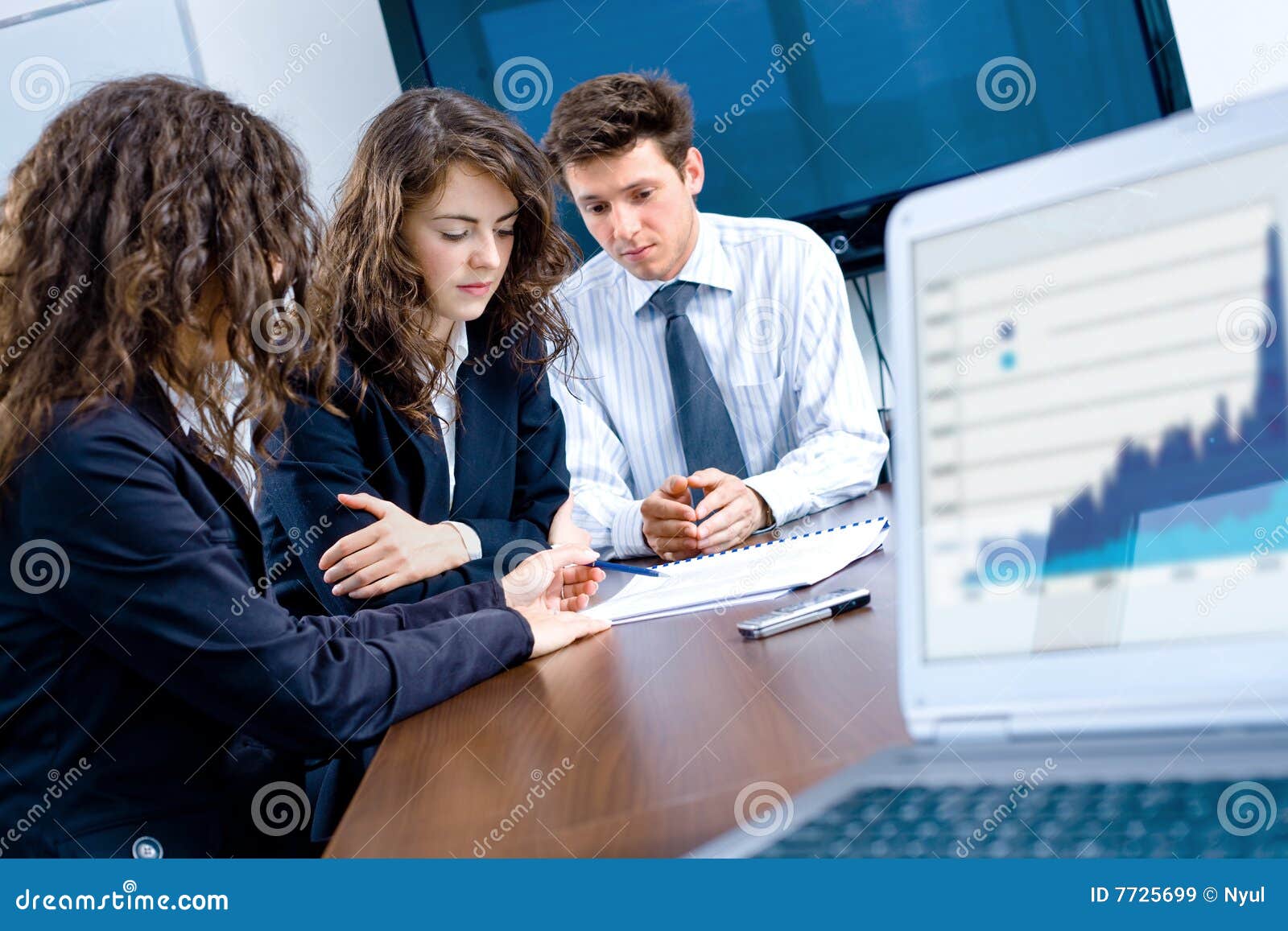 Business teamwork stock image. Image of females, businessman - 7725699