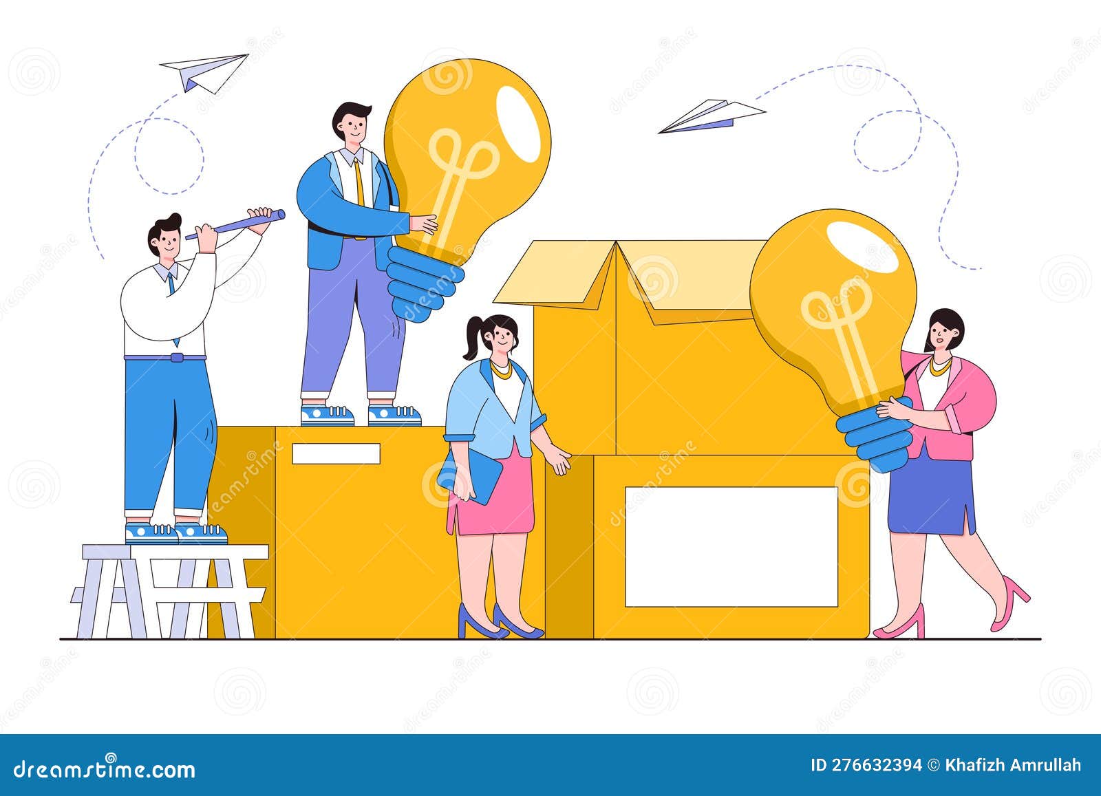 Business Teamwork, Finding New Solutions, Brainstorming Concept ...