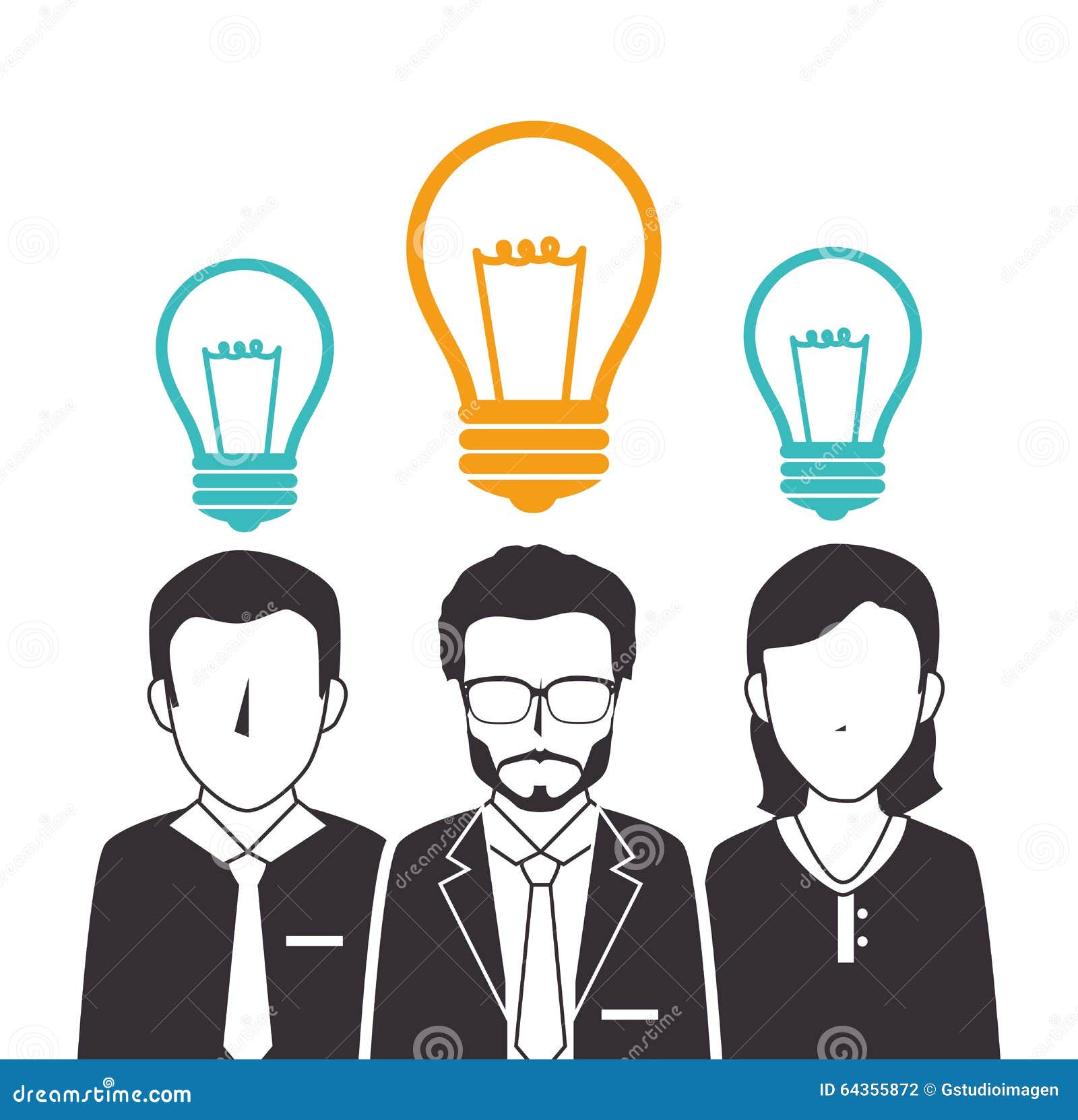 Business teamwork graphic stock illustration. Illustration of network ...