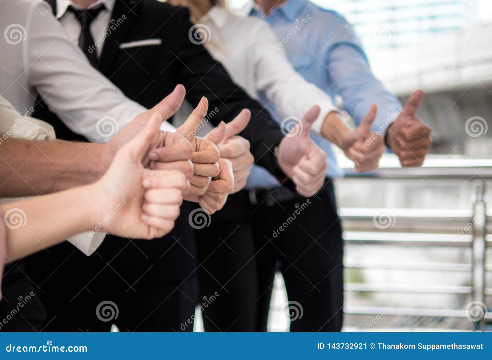 Business Teamwork Hands Group Thumbs Up, Business Concept Stock Image ...