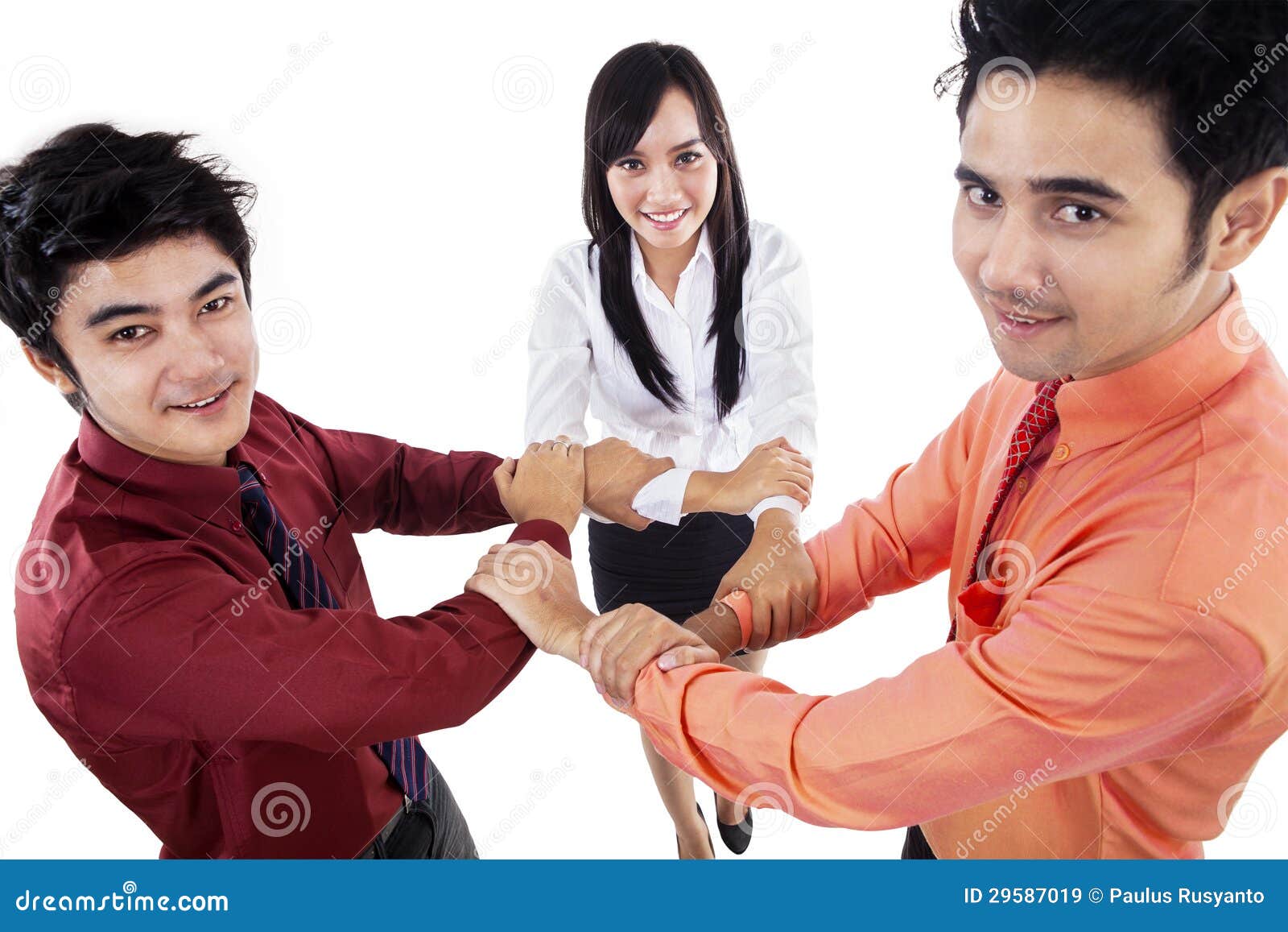 Business Teamwork Hold Hands Stock Image - Image of background ...