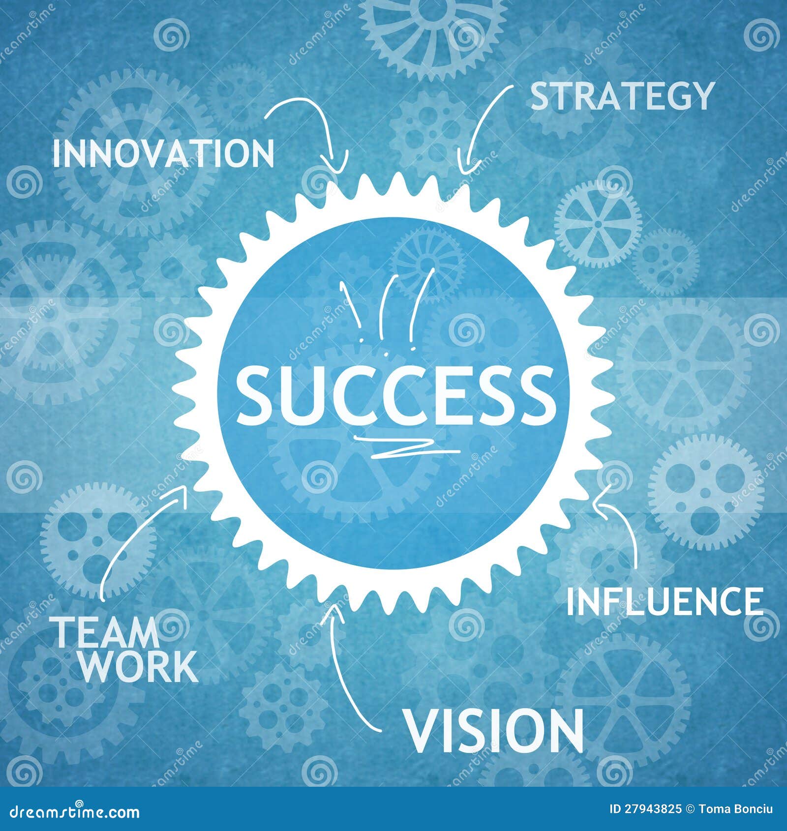 Business Teamwork and Innovation Stock Illustration - Illustration of ...