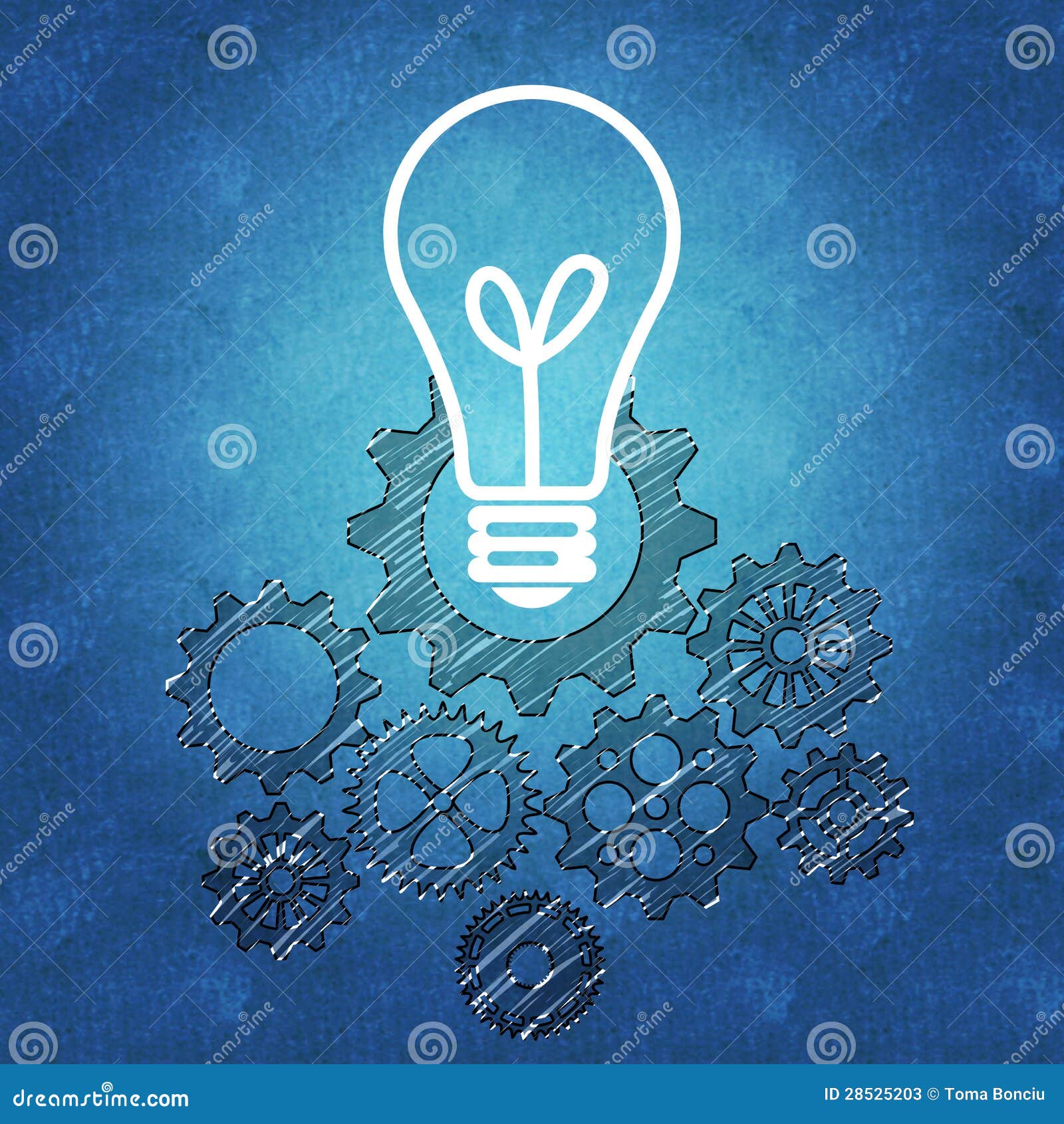 Business Teamwork and Innovation Stock Illustration - Illustration of ...