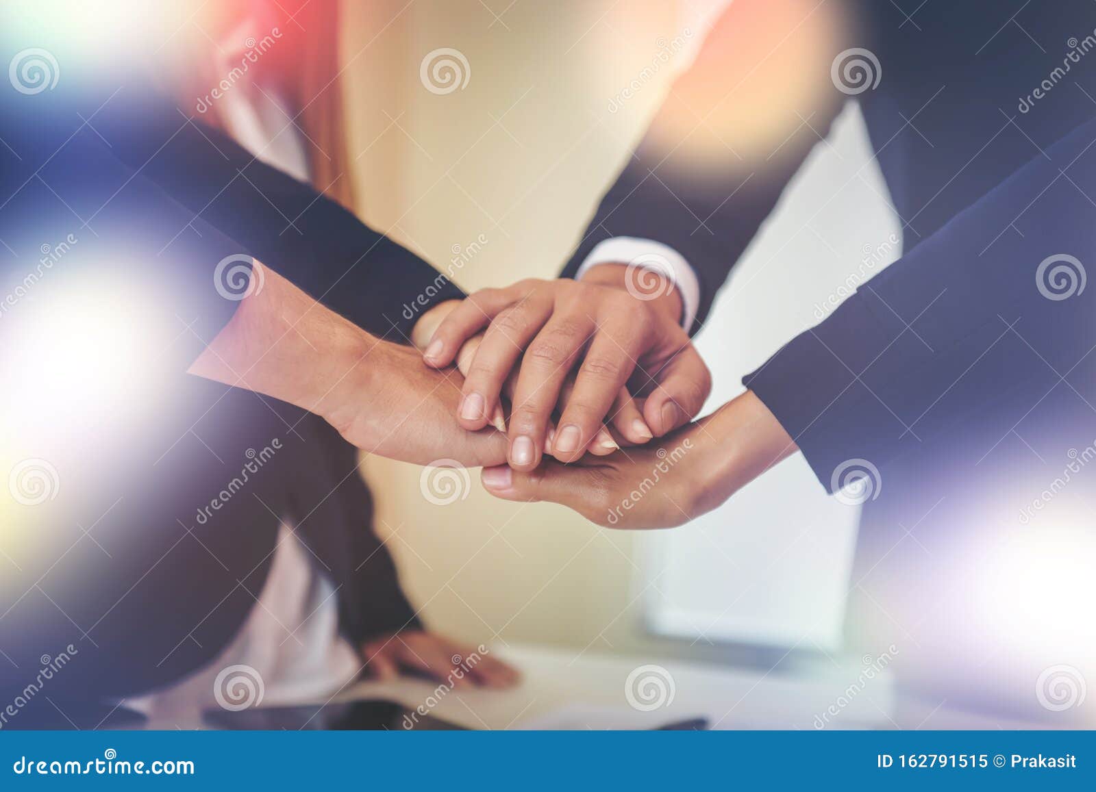 Business Teamwork Join Hands Together. Business Teamwork Stock Image ...