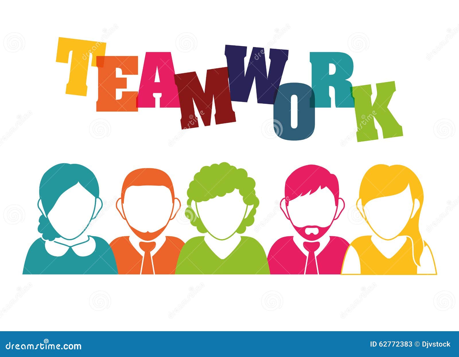 Business Teamwork and Leadership Stock Vector - Illustration of ...