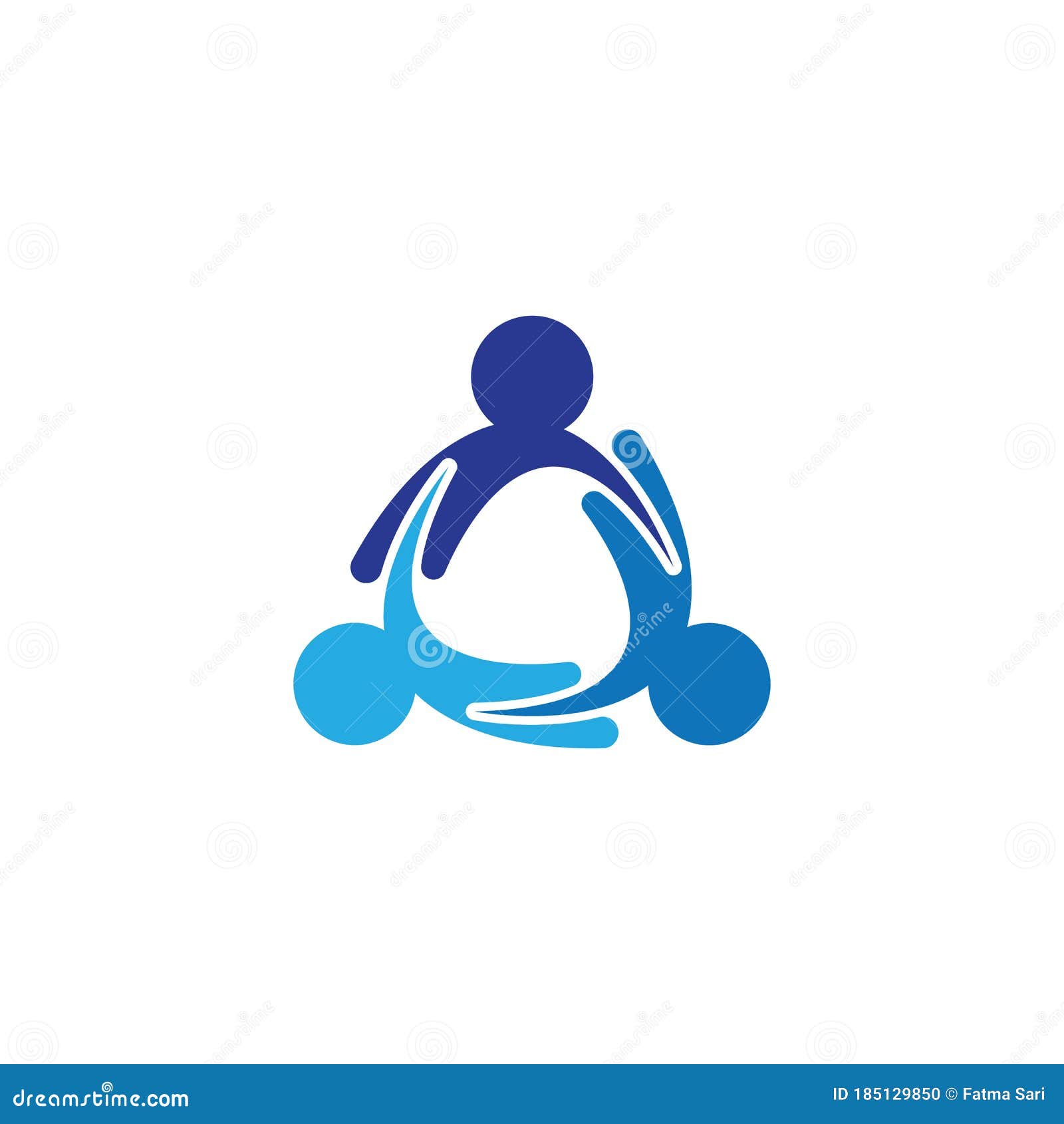 Business Teamwork Logo Vector Icon Stock Vector - Illustration of ...