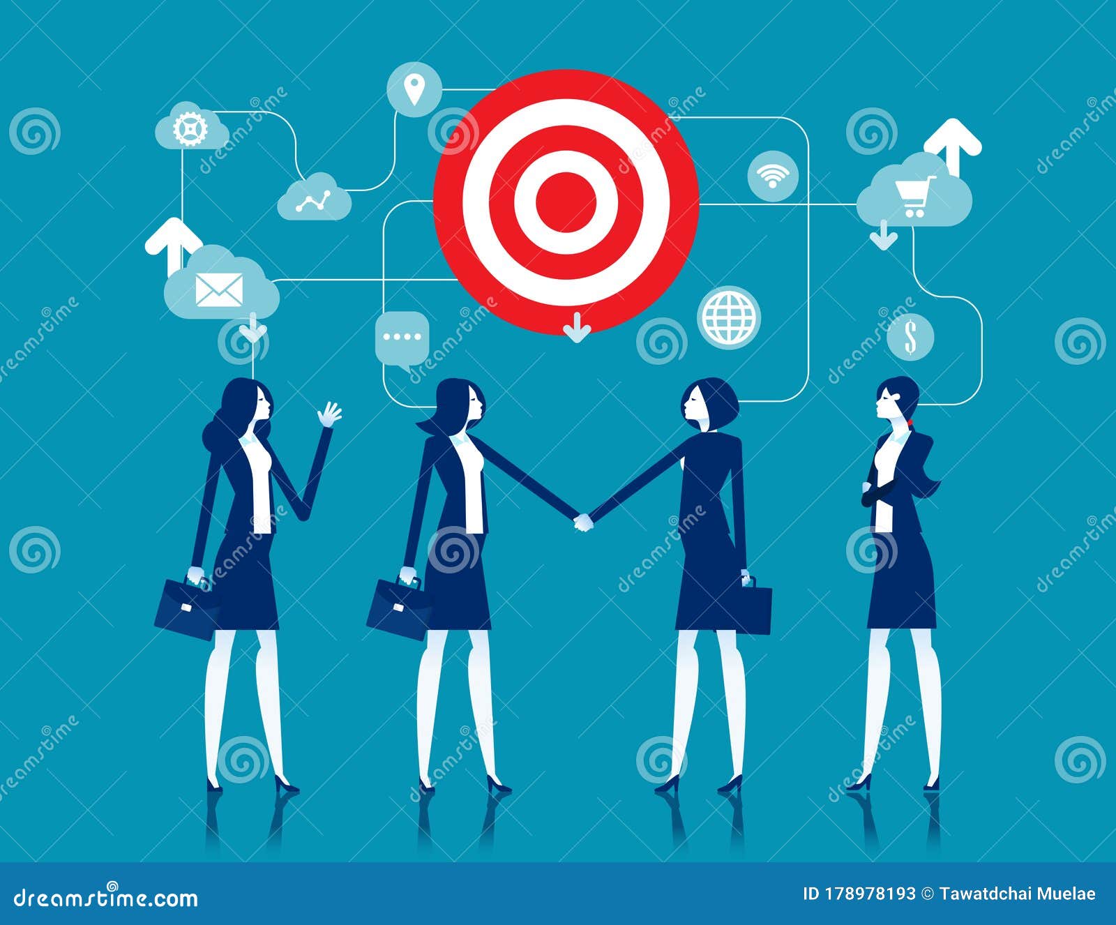 Business Teamwork Meeting for Goal Setting. Solution Management Concept ...