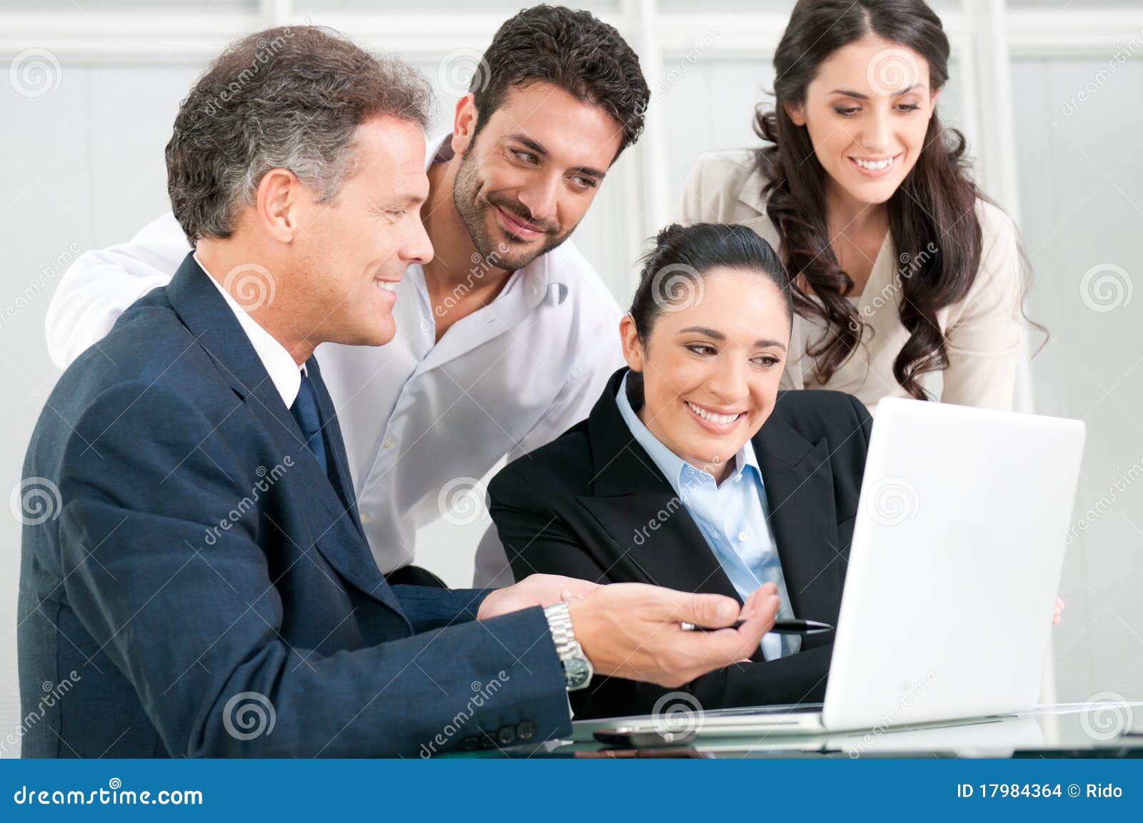 Business Teamwork at Office Stock Photo - Image of document, manager ...