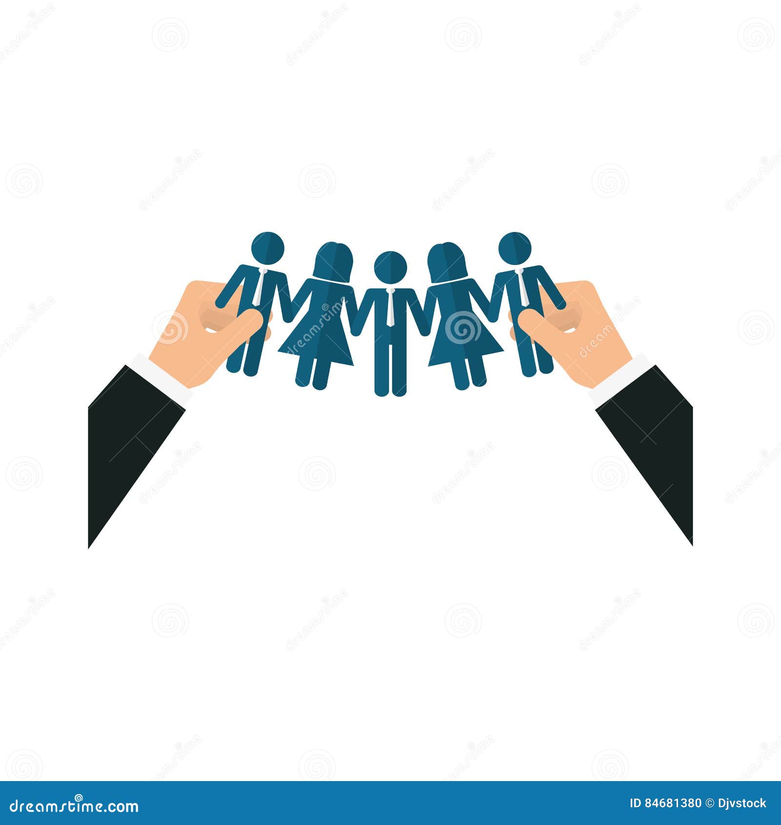 Business Teamwork Pictogram Stock Illustration - Illustration of ...