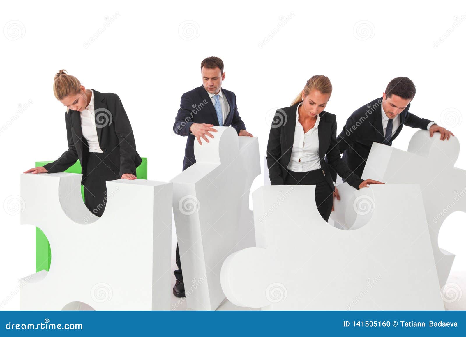 Business Teamwork and Problem Solution Stock Photo - Image of ...