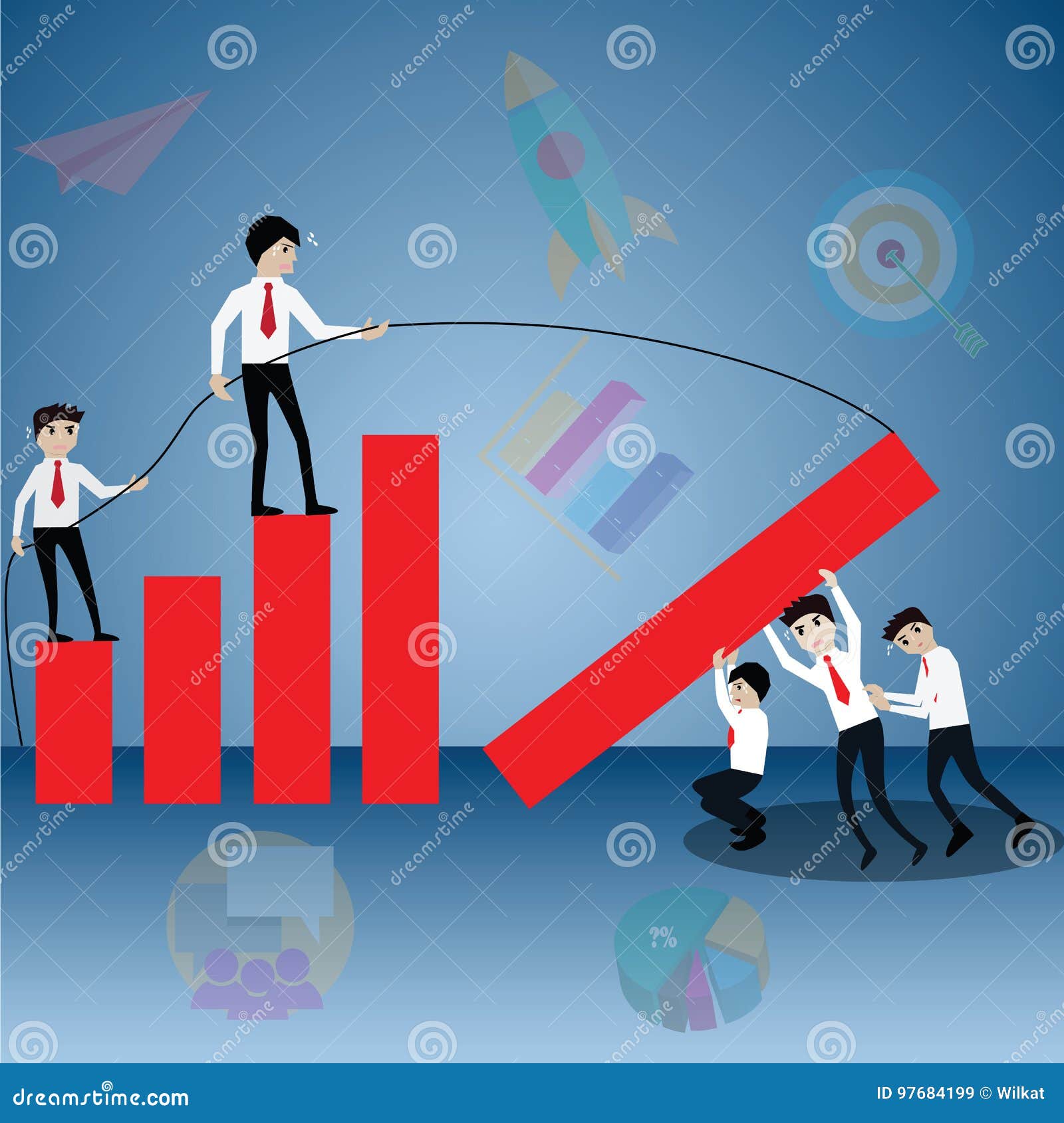 Business Teamwork,someone in Team Can` T Work,project Incomplete Stock ...