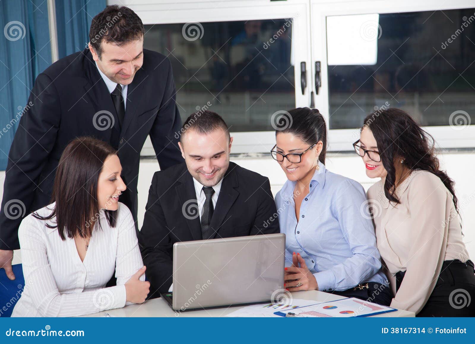 Business teamwork stock photo. Image of agree, businesspeople - 38167314