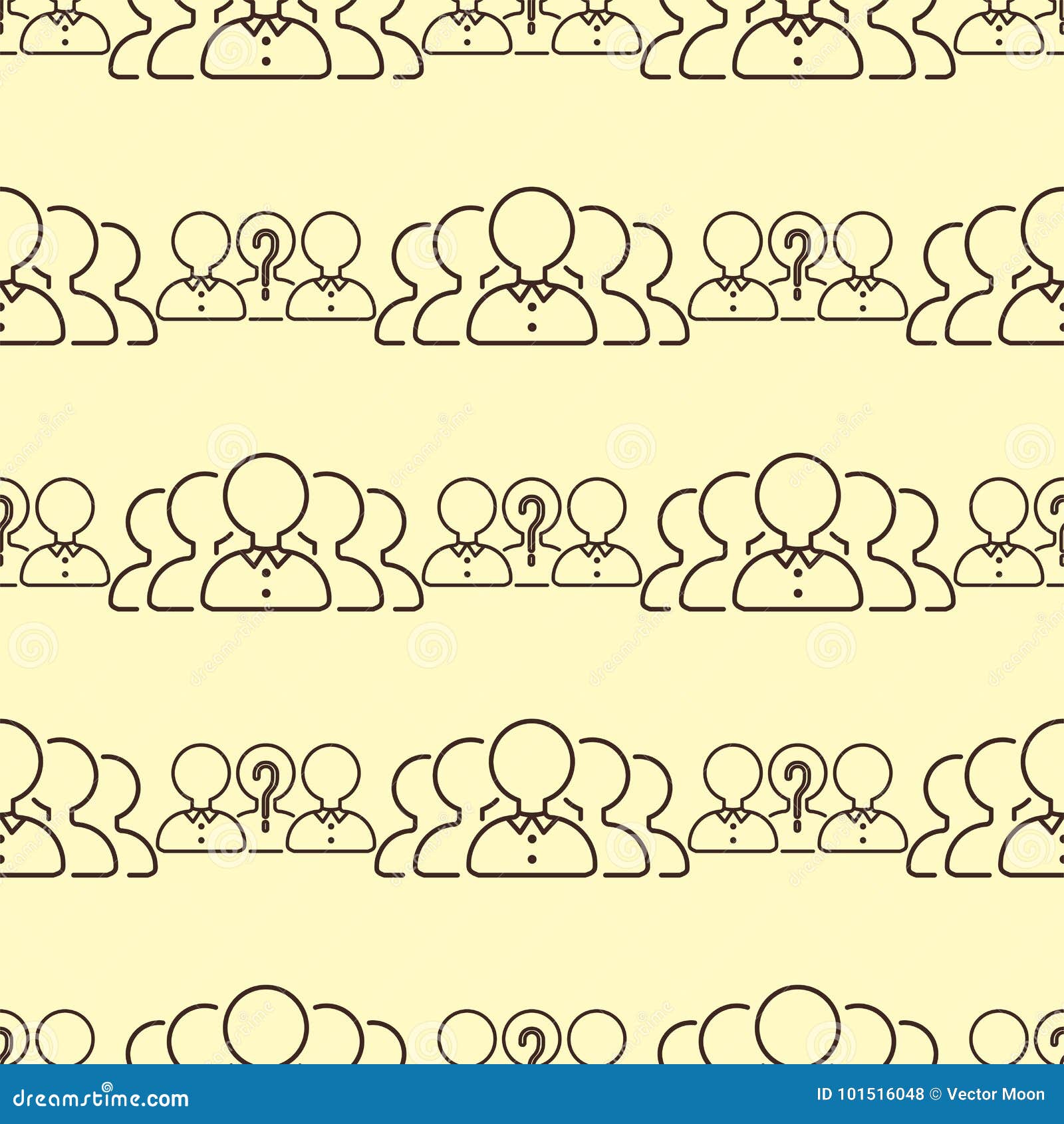 Business Teamwork Teambuilding Seamless Pattern Work Command Management ...