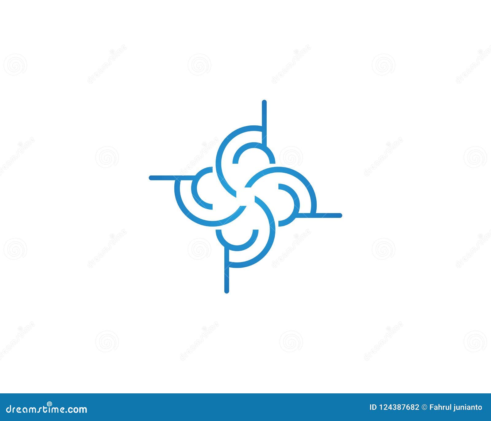 Business Techno Line Logo Design Concept Stock Vector - Illustration of ...