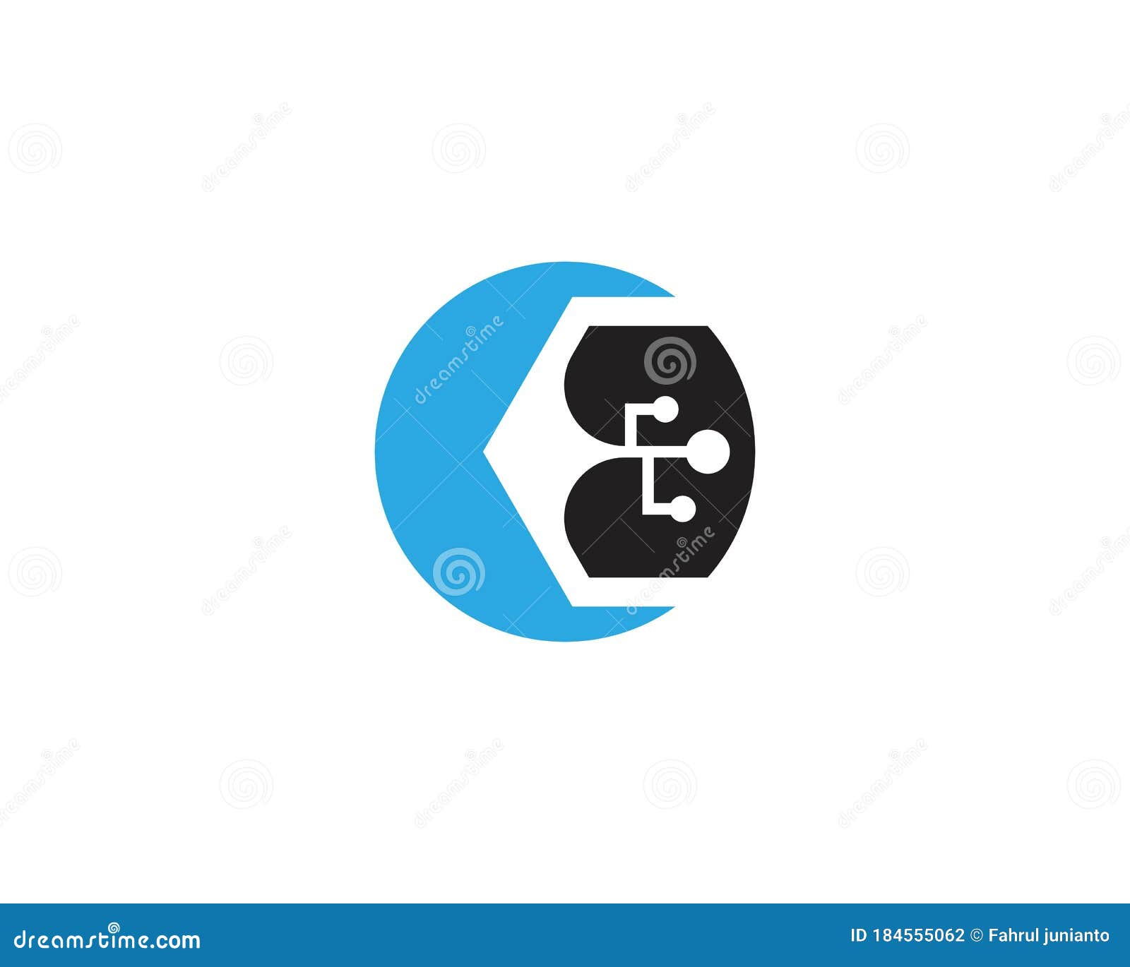 Techno Logo Set Cartoon Vector | CartoonDealer.com #90780731