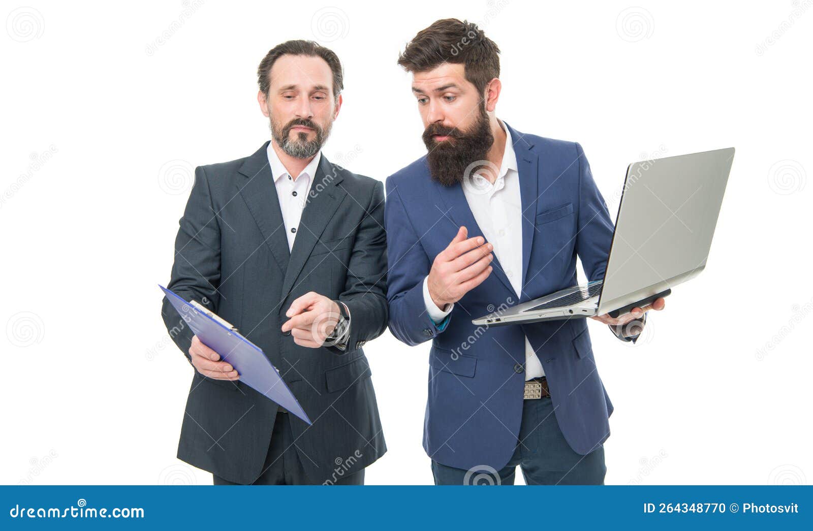 Business Technologies. Director Boss Surfing Internet. Colleagues Work ...