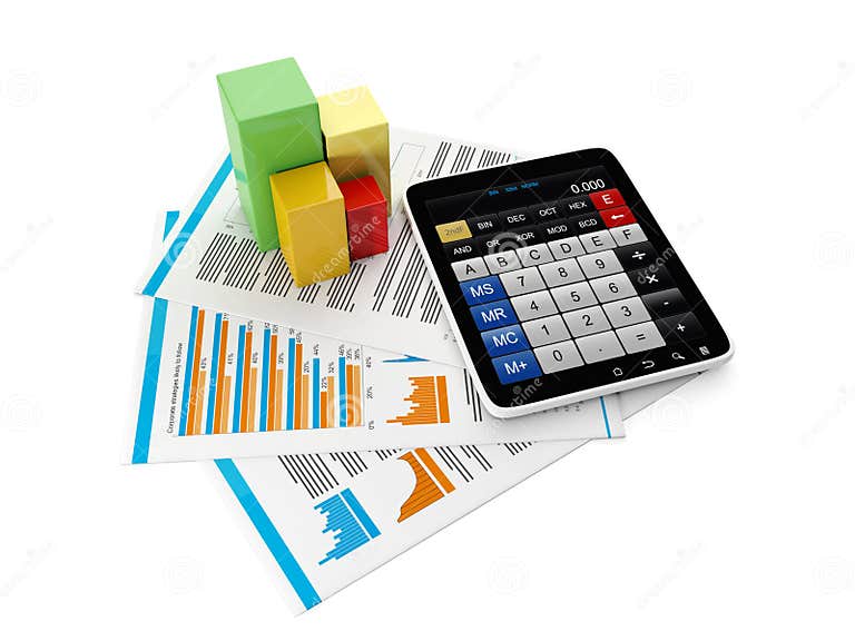 Business technology stock illustration. Illustration of render - 26306808