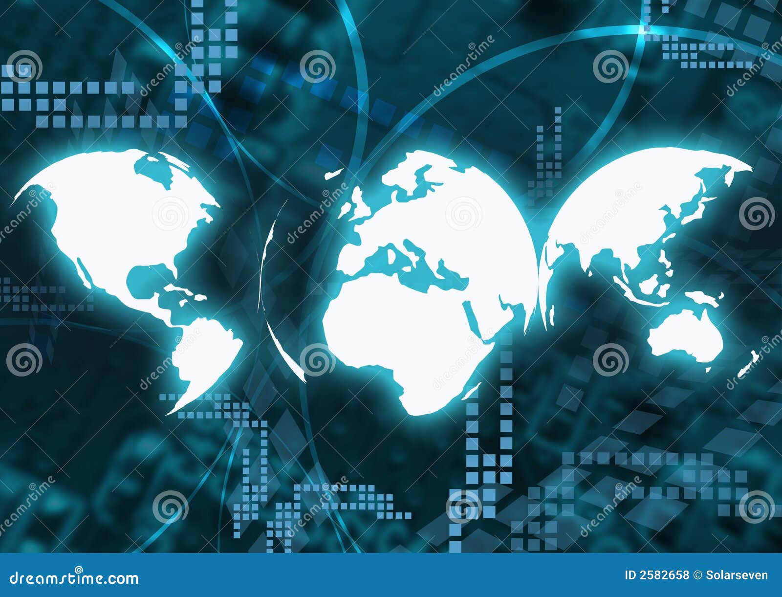 Business Technology Background Stock Illustration - Illustration of ...