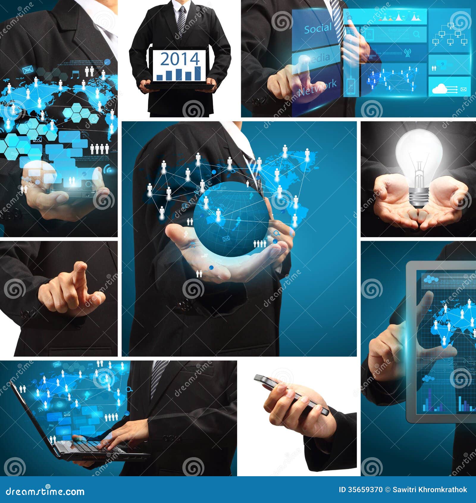 Business Technology Idea Concept Creative Communication Stock ...