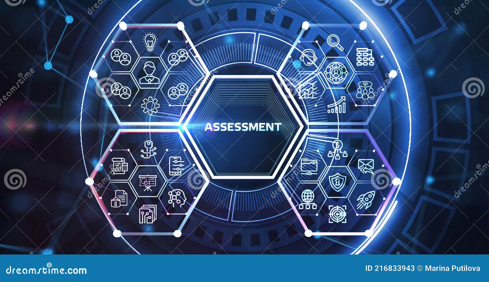 Business, Technology, Internet and Network Concept. Assessment Analysis ...