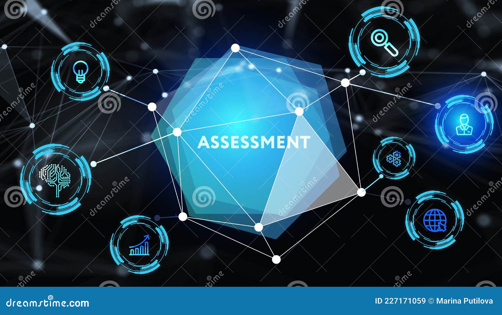 Business, Technology, Internet and Network Concept. Assessment Analysis ...