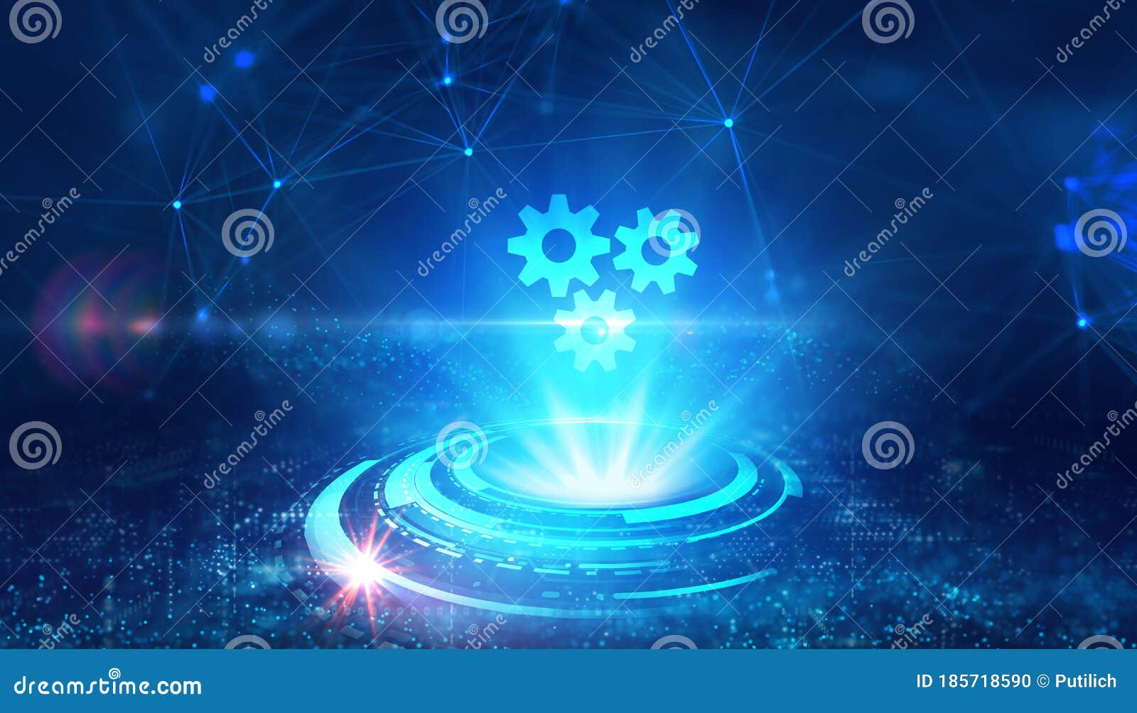 Process System 3d Words Instructions Steps Procedure Stock Photo ...