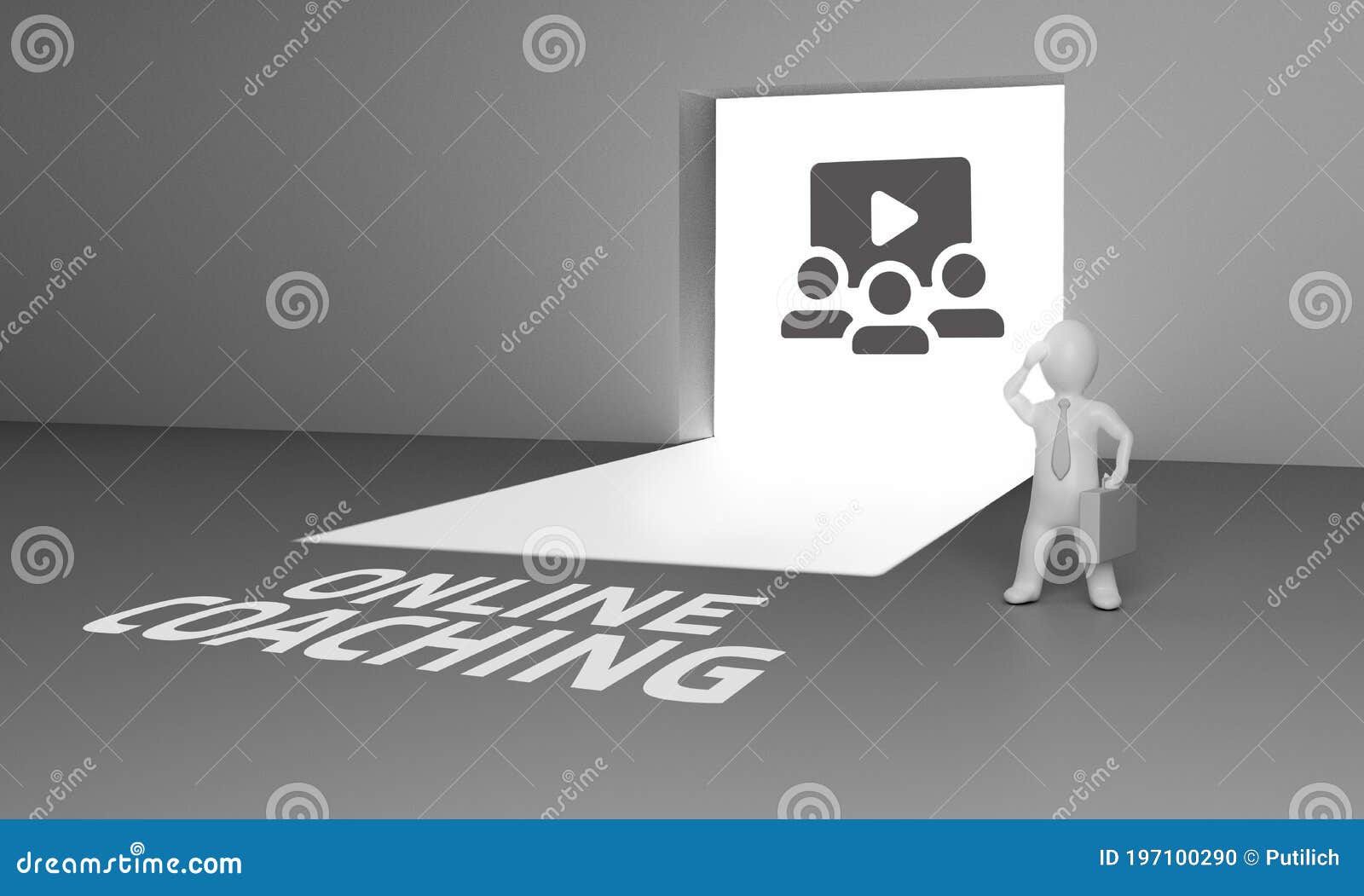 Business, Technology, Internet and Network Concept. Coaching Mentoring ...