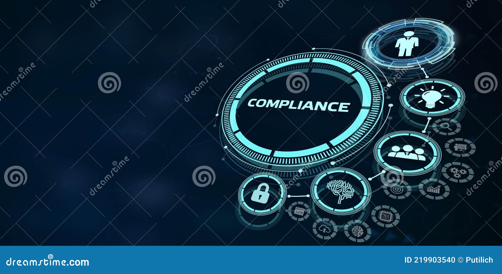 Business, Technology, Internet and Network Concept. Compliance Rules ...