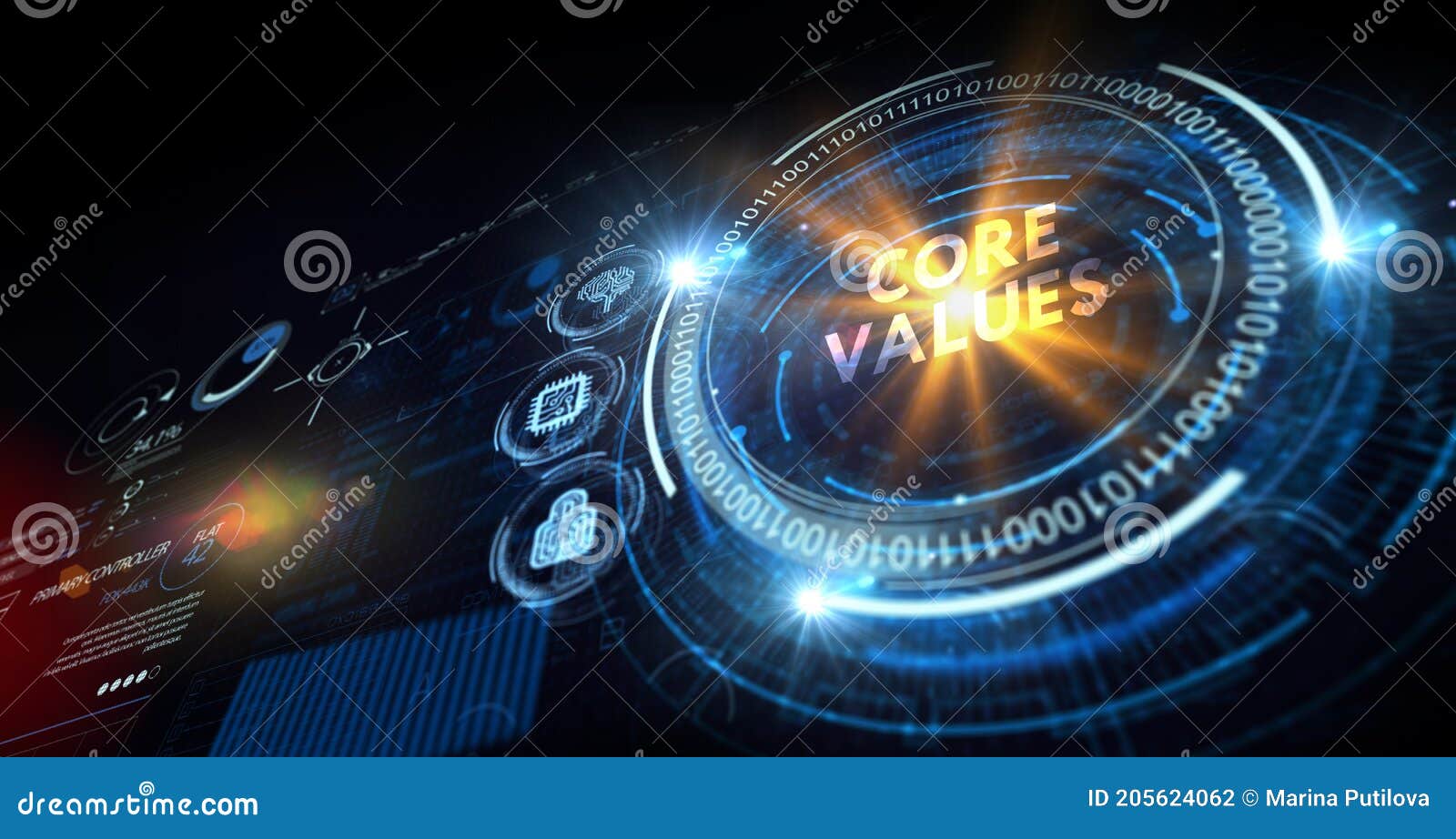 Business, Technology, Internet and Network Concept. Core Values ...