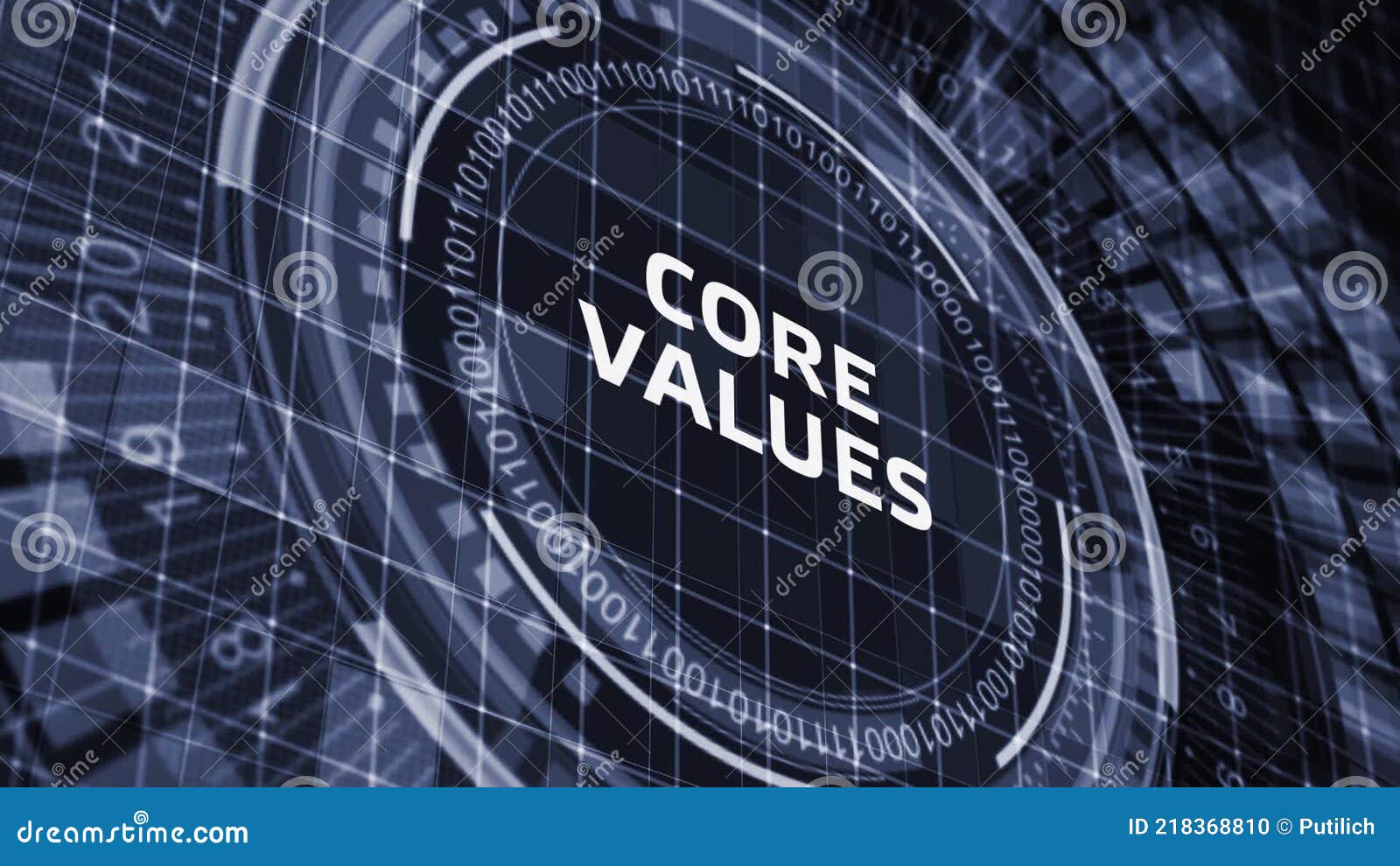 Business, Technology, Internet and Network Concept. Core Values ...