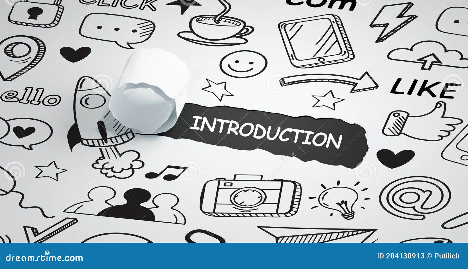 Business, Technology, Internet and Network Concept. Introduction Stock ...